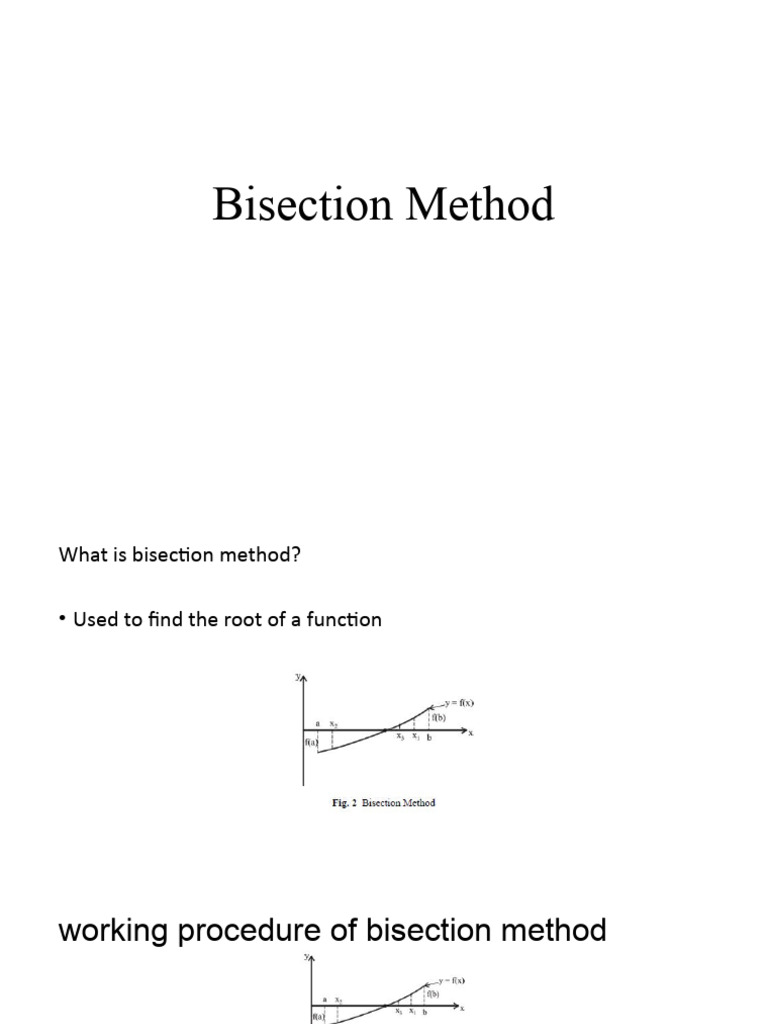 Bisection Method | PDF
