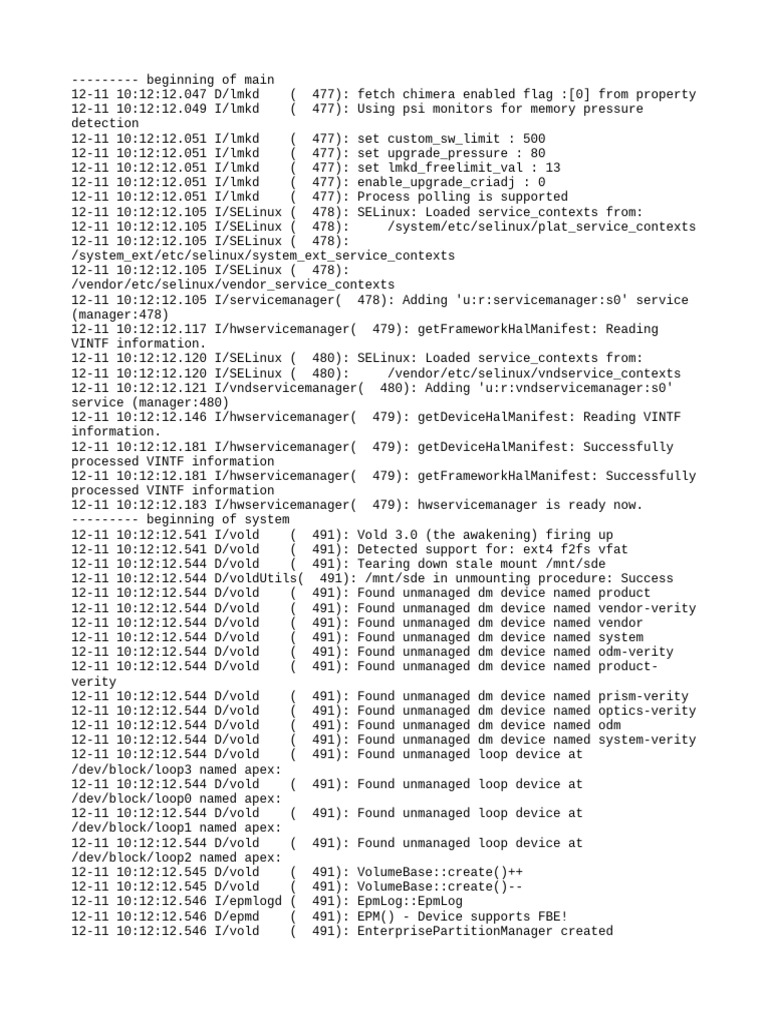 Logcat Prev CSC Log | PDF | Computing | Operating System Technology