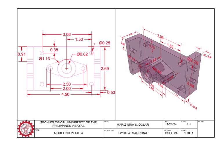 Modeling Plate 4 Specifications | PDF