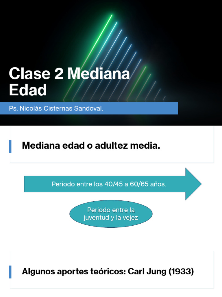 Clase 2 Mediana Edad | PDF