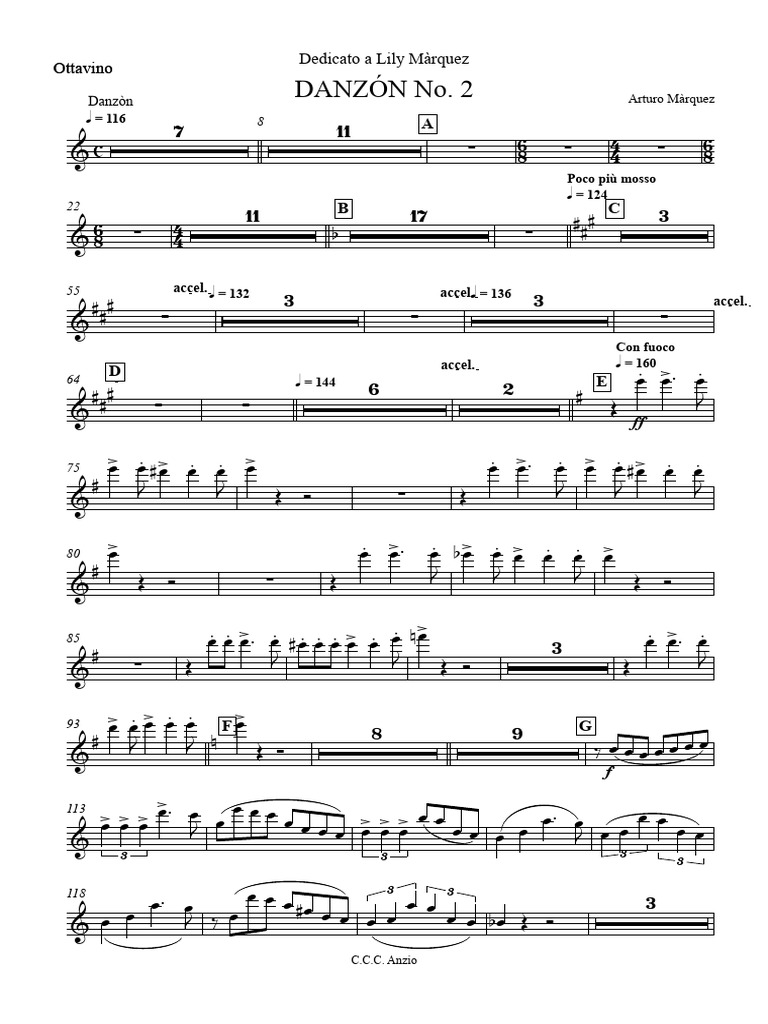 Danzon2 Ottavino | PDF
