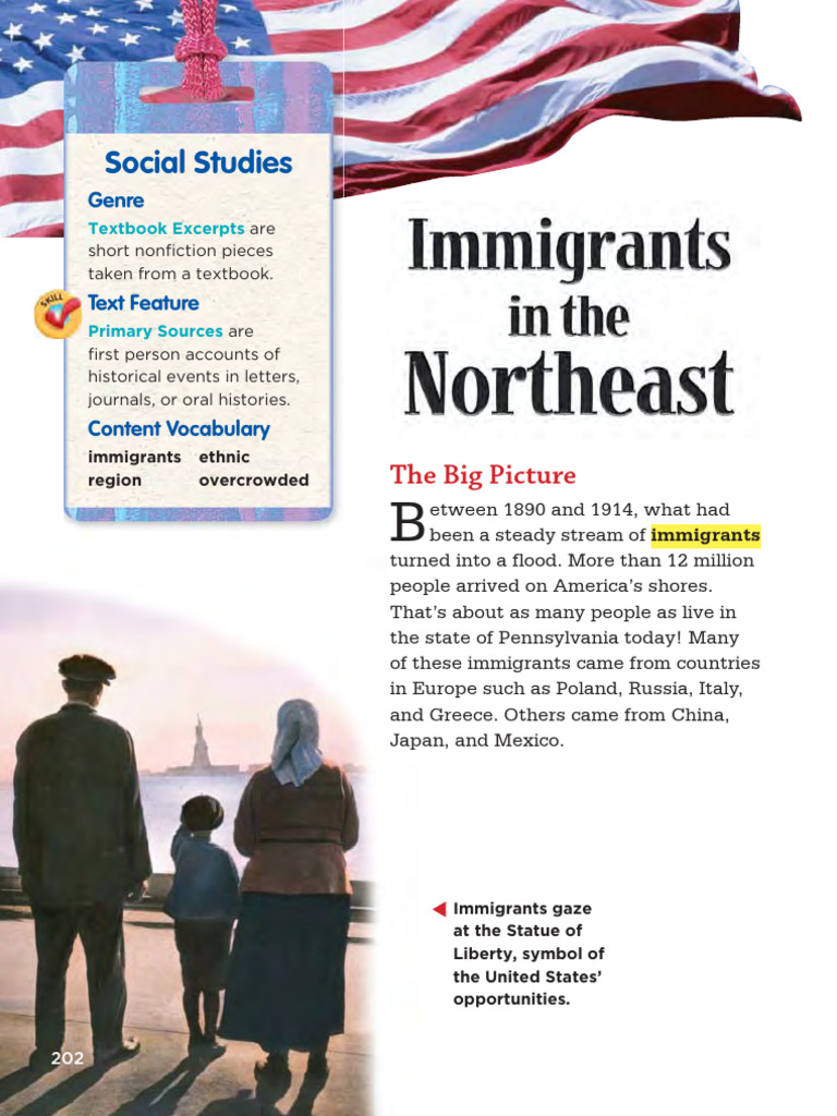 Immigration Waves to America (1890-1914) | PDF