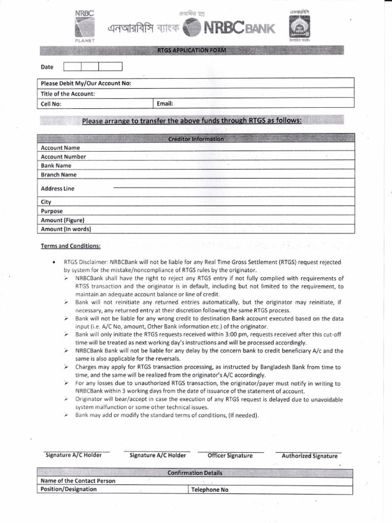 NRBC Rtgs | PDF | Financial Services | Banking