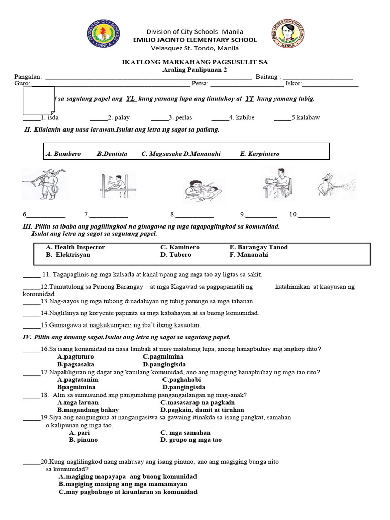 q3 AP 3rd Periodic Tos Ktc Final | PDF