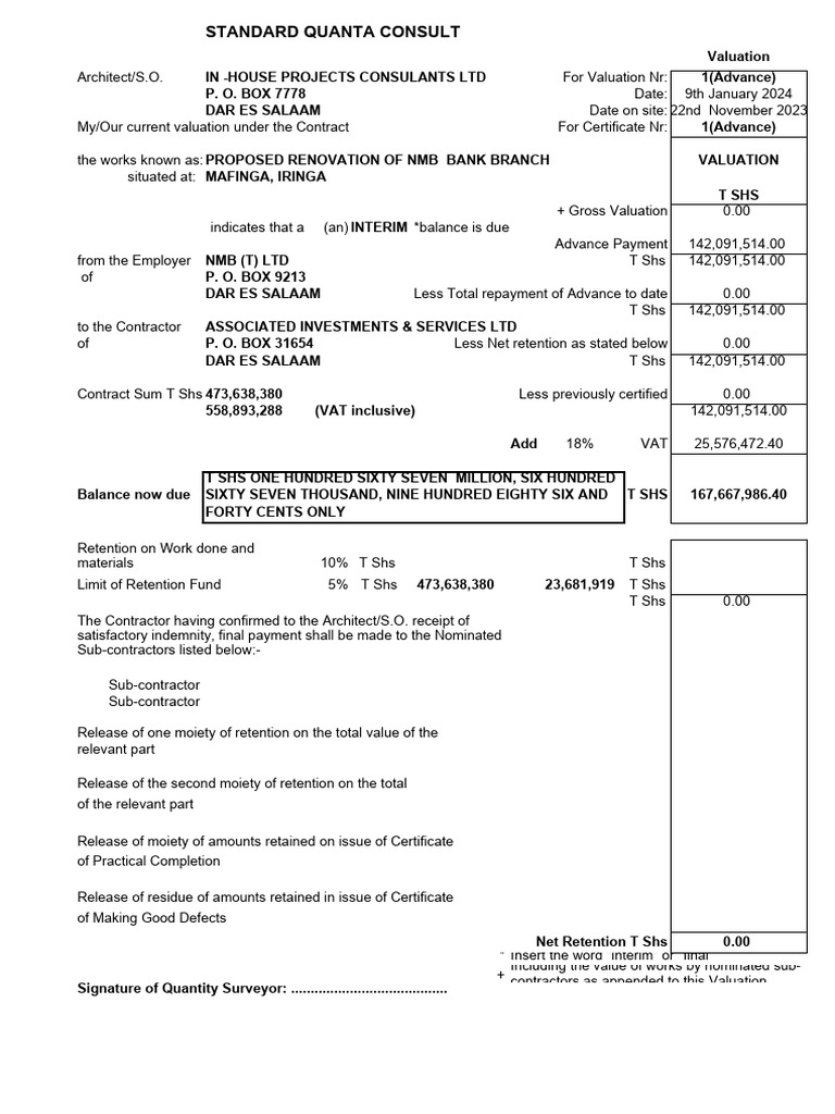 Valuation Nr.2 | PDF | Real Estate Appraisal | Financial Services