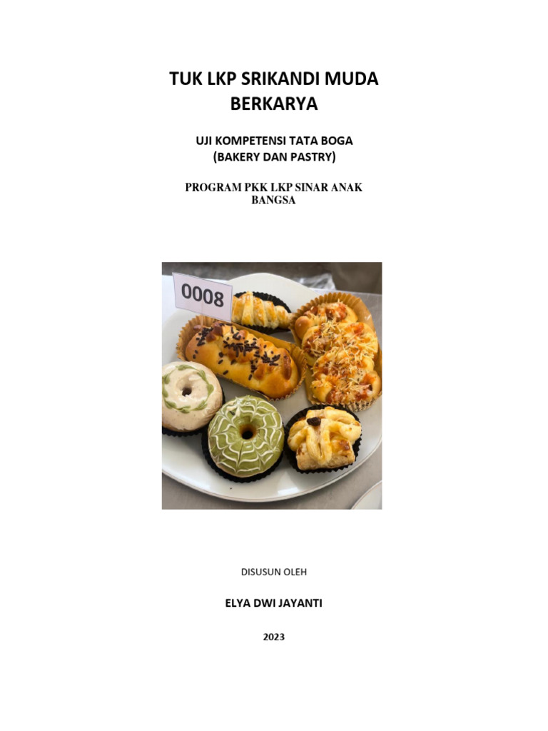 Contoh Laporan Tata Boga | PDF | Memasak, Makanan, & Anggur