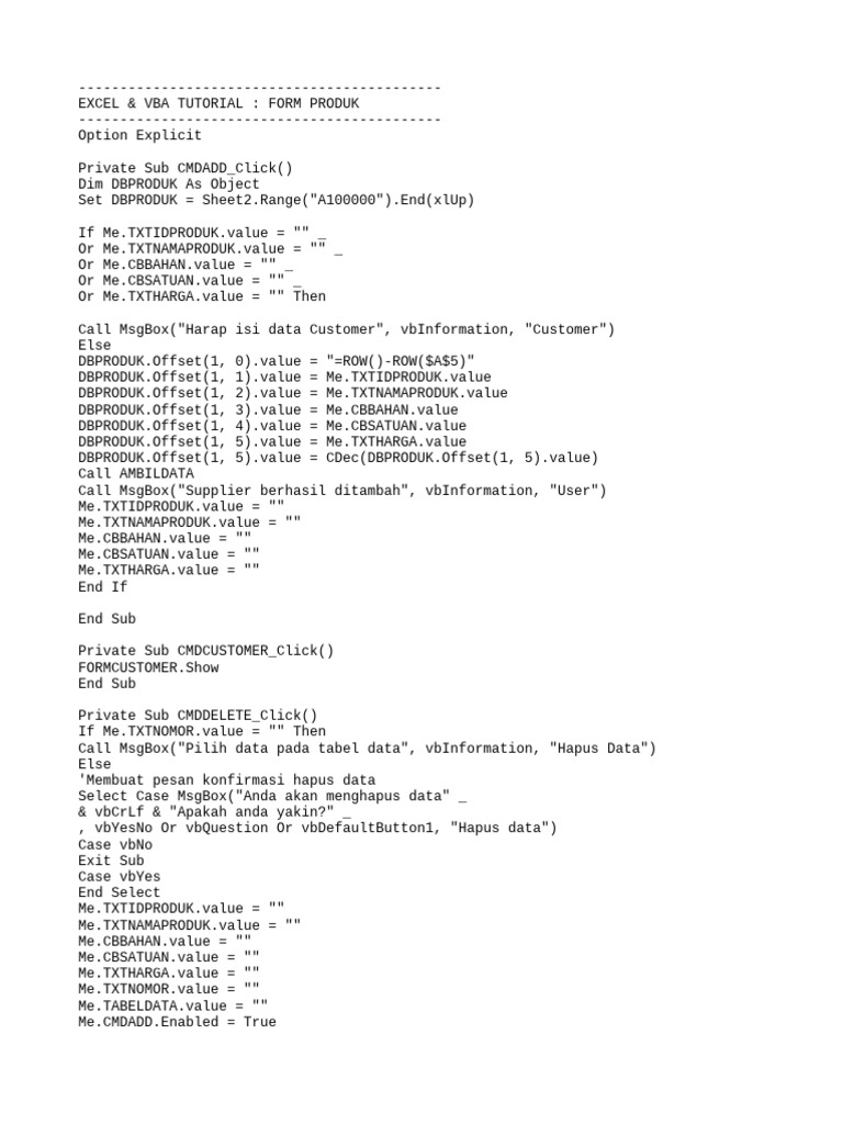 Form Produk | PDF | Computing | Software