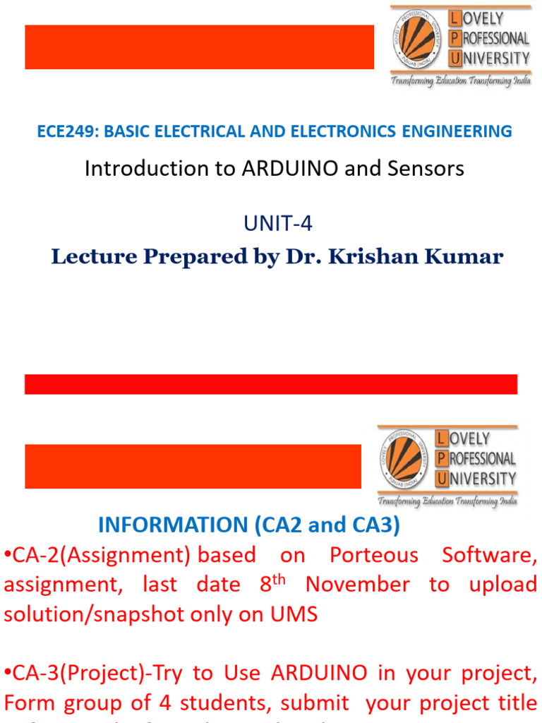 Unit4 Arduino | PDF | Infrared | Thermocouple