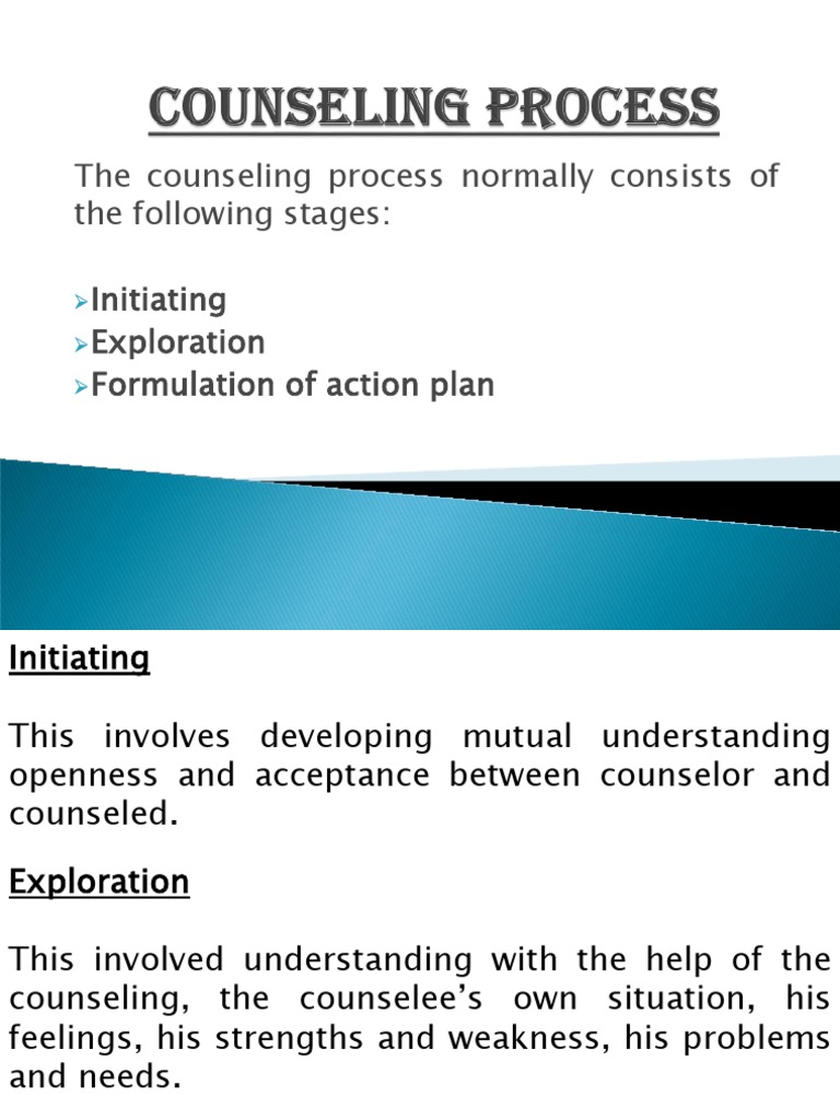 Counseling Process | PDF