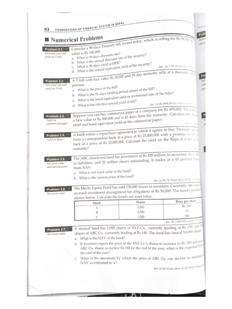 Numerical Problems | PDF
