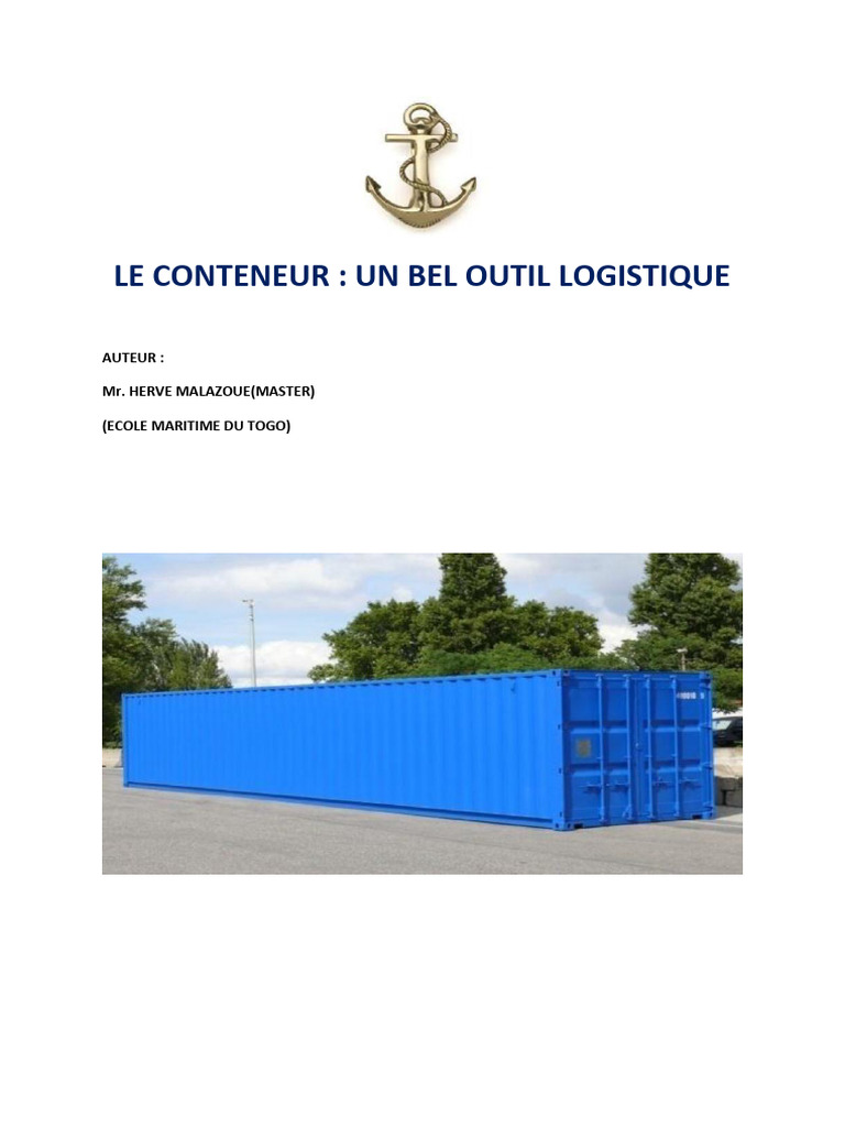 Types et caractéristiques des conteneurs | PDF | Transport ...