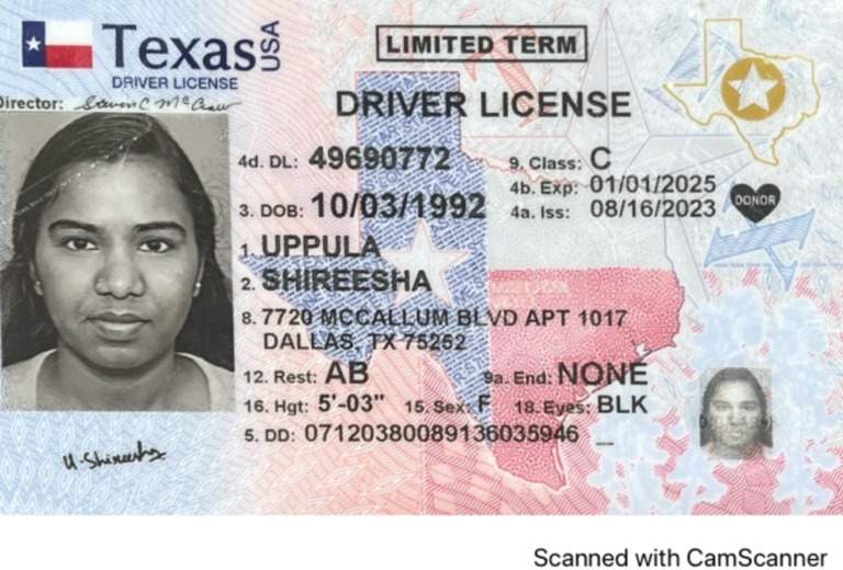 Texas State ID | PDF