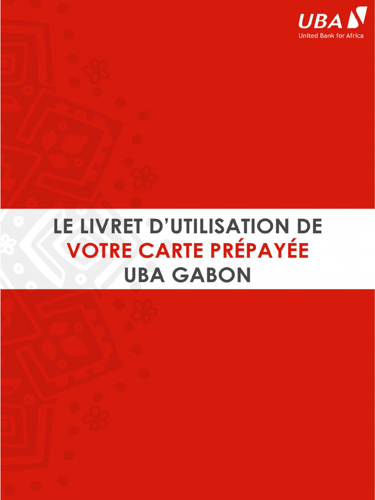 Livret D Utilisation Prepaid Card | PDF