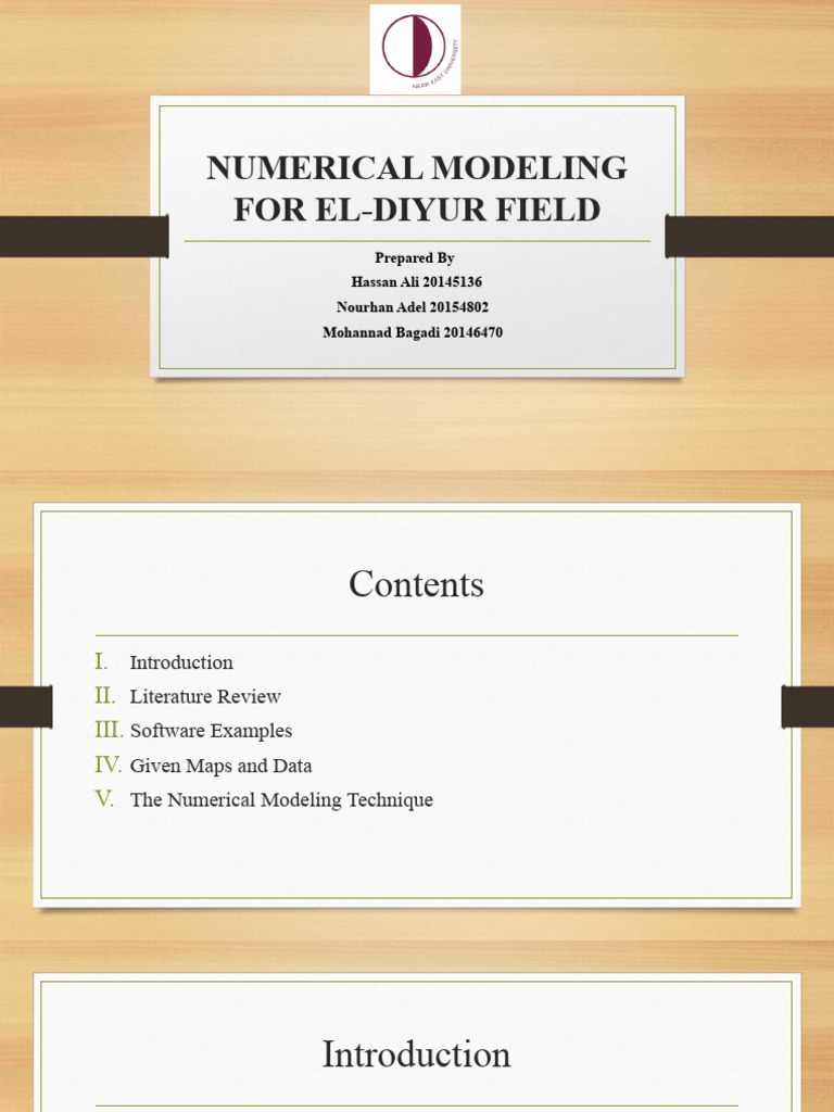Numerical Modeling For El Diyur Field (Graduation Project) | PDF ...