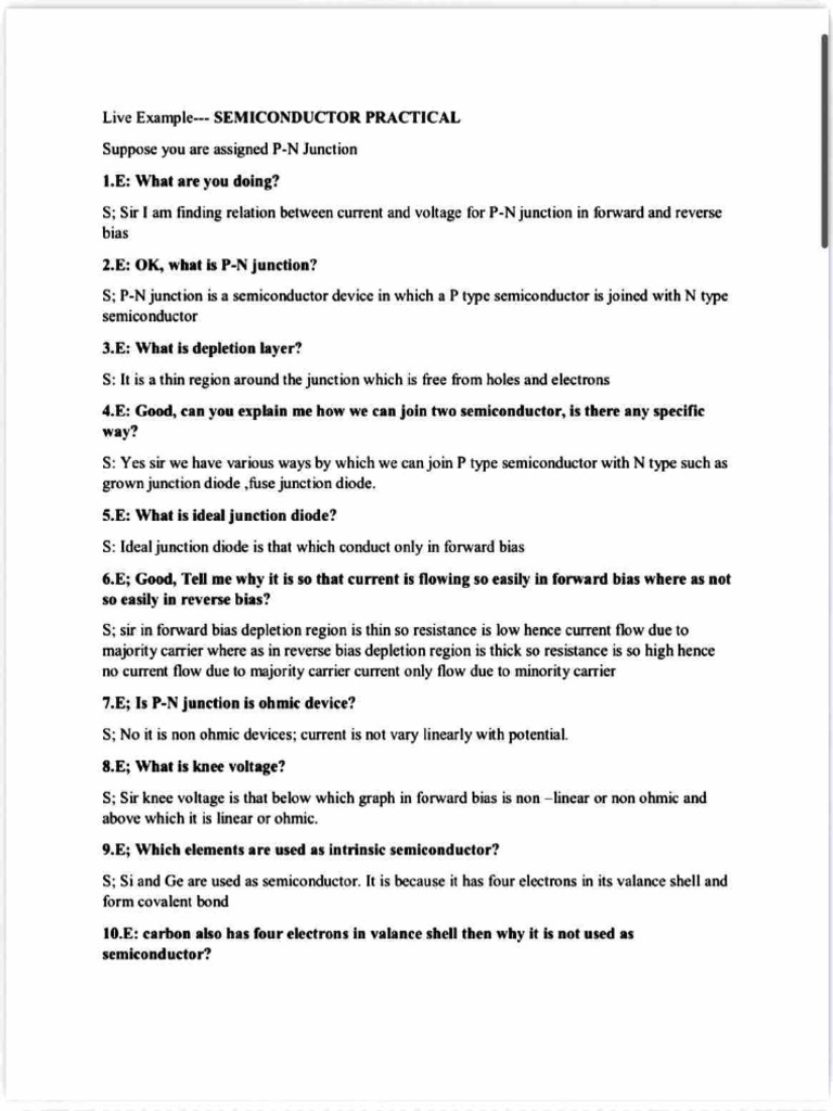 Physics Practical Viva | PDF