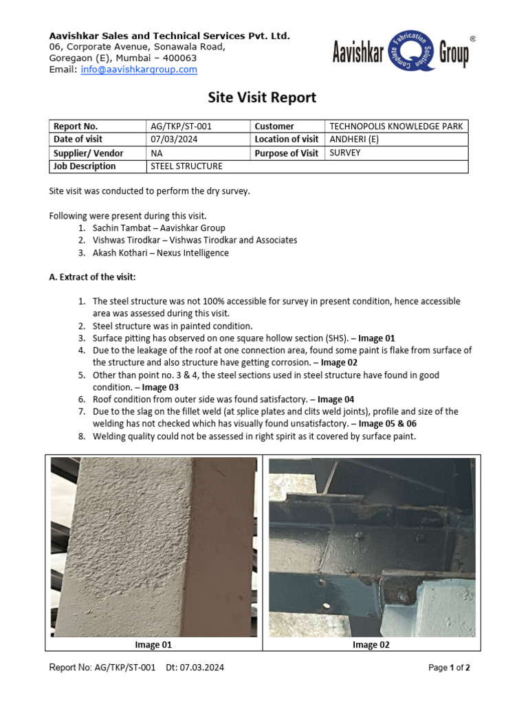 Site Visit Technopolis Knowledge Park | PDF | Building Engineering ...
