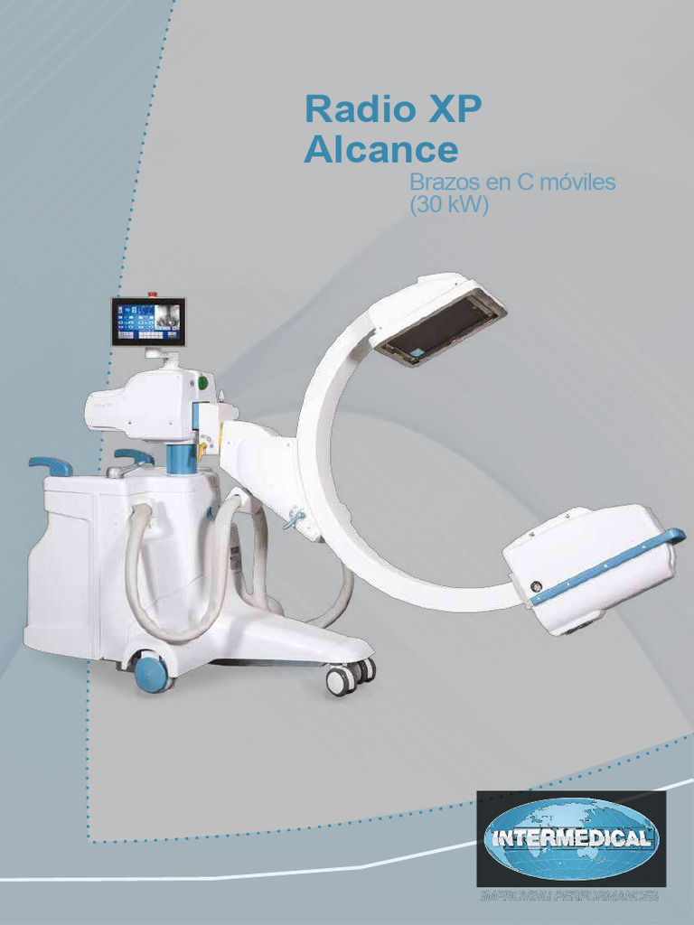 Arco en C Radius XP Range - Intermedical en Español | PDF | Monitor de computadora | Pantalla táctil