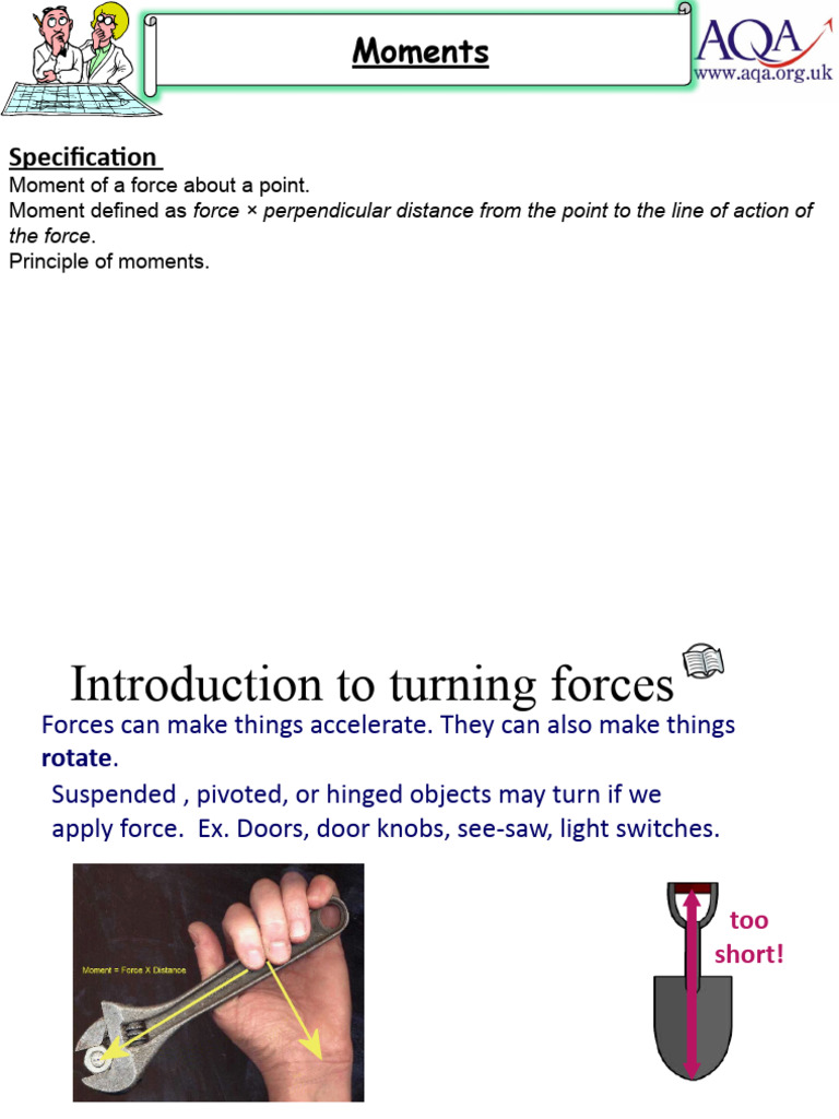 Moments of Force | PDF | Force | Applied And Interdisciplinary Physics