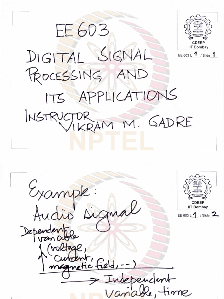 EE603 L 1 - Watermark | PDF