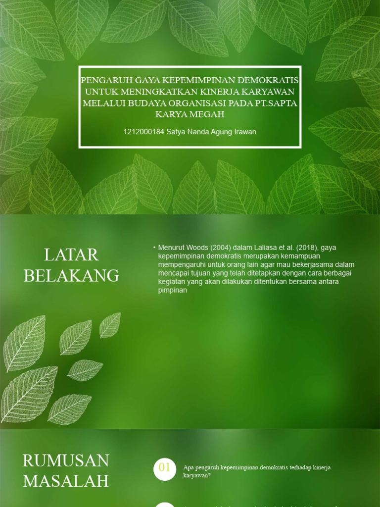 Presentasi Seminar SDM | PDF