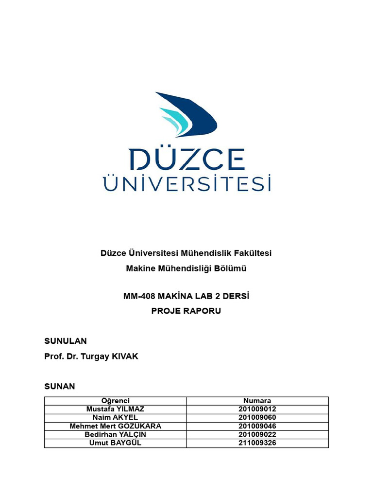 Maki̇na Lab 2 | PDF