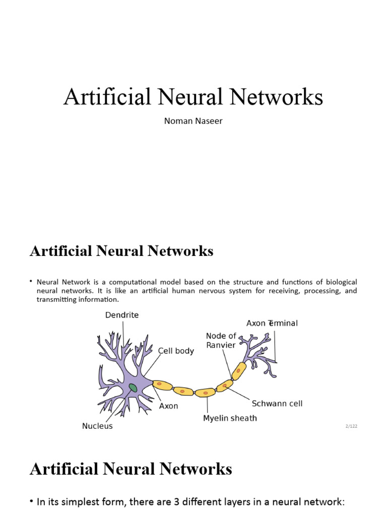 12 - Noman Naseer - Artificial Neural Networks | PDF | Artificial Neural Network | Nervous System