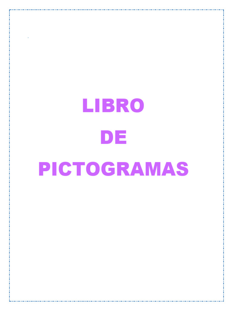 Libro de pictogramas para niños | PDF | Cocinando | Cocina