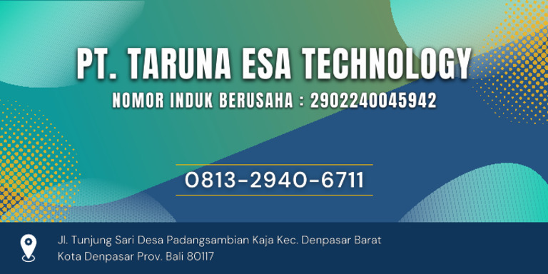 Spanduk PT. TARUNA ESA TECHNOLOGY | PDF