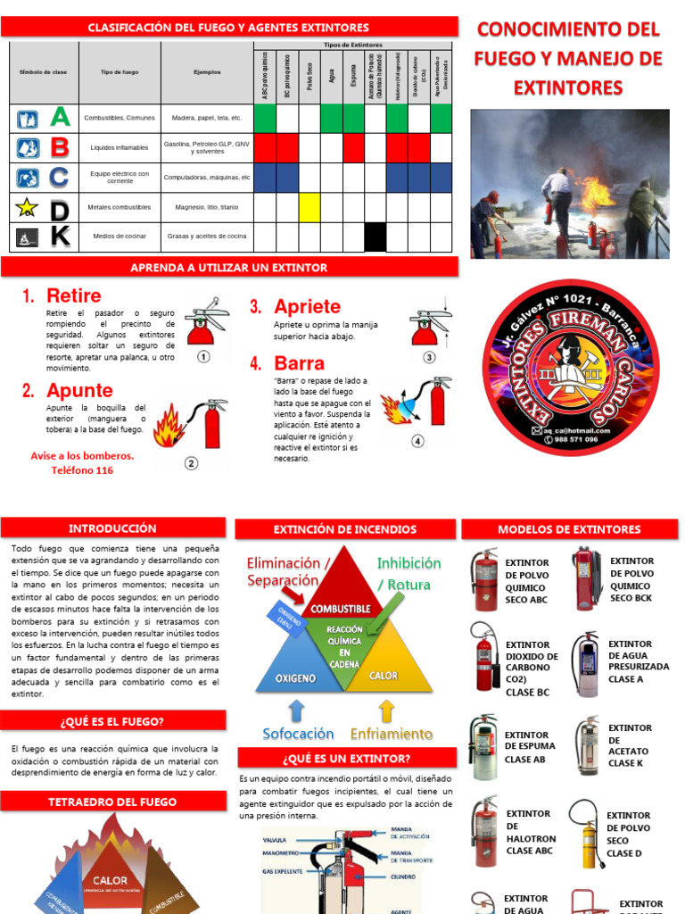 Triptico Triptico | Descargar gratis PDF | Incendios | Combustión