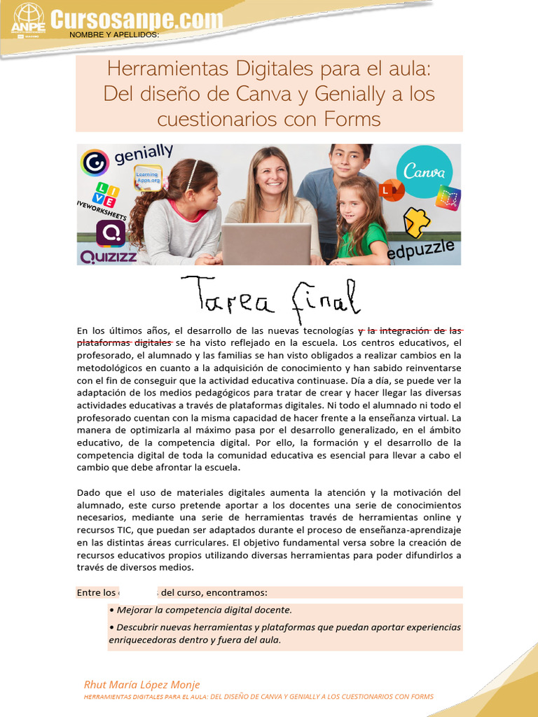 Tarea Final-Escape | PDF