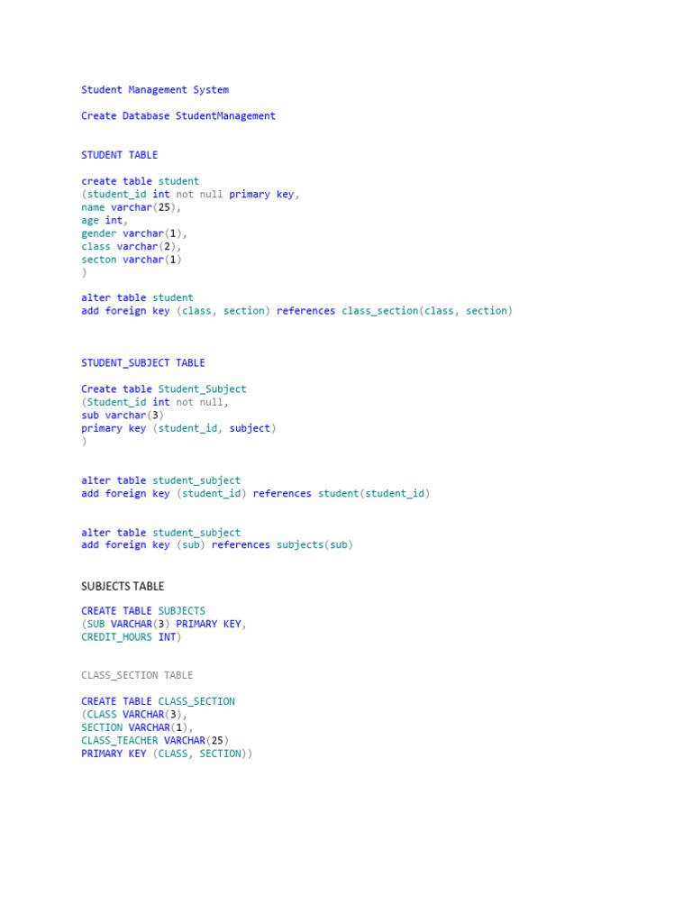 DATABASE DDL and DML | PDF | Computing | Information Technology Management DATABASE DDL and DML | PDF | Computing | Information Technology Management