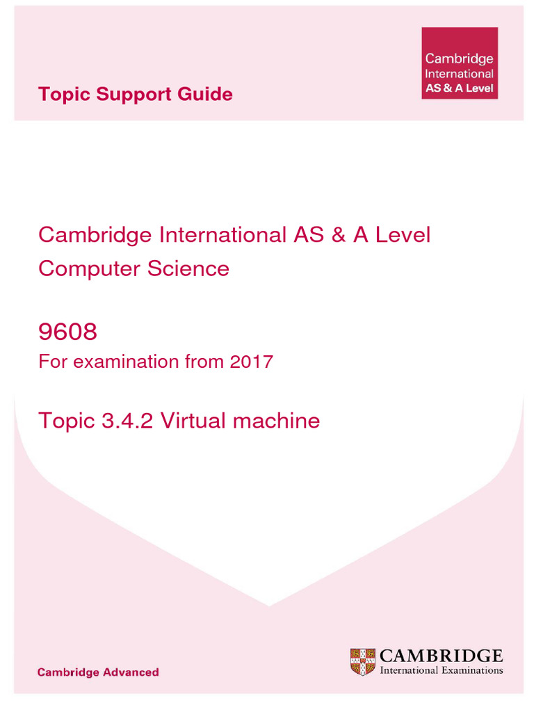 Virtual Machine 9608 | PDF | Virtual Machine | Operating System