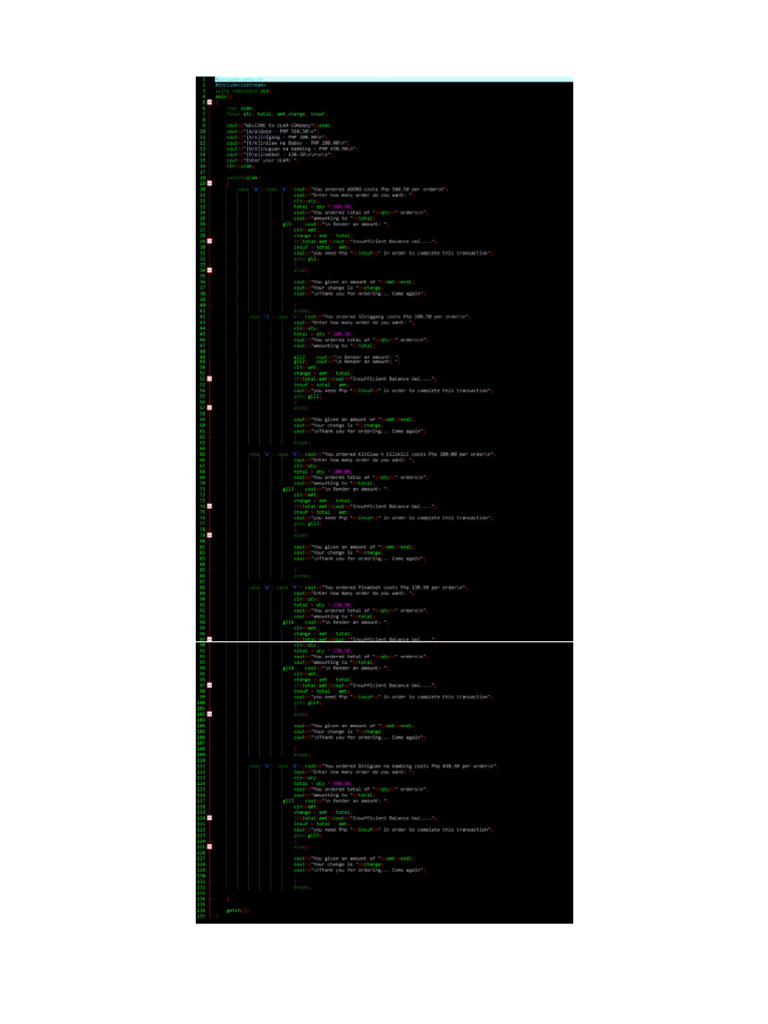 Ordering System | PDF