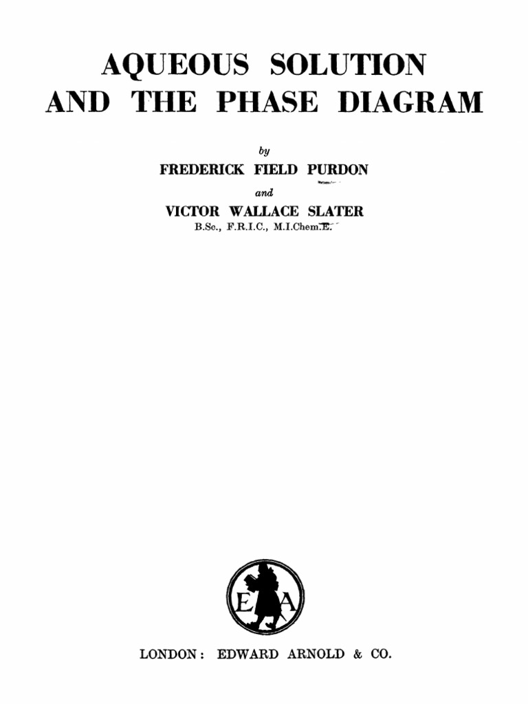 Aqueous Solution and The Phase Diagram | PDF | Phase (Matter) | Phase ...