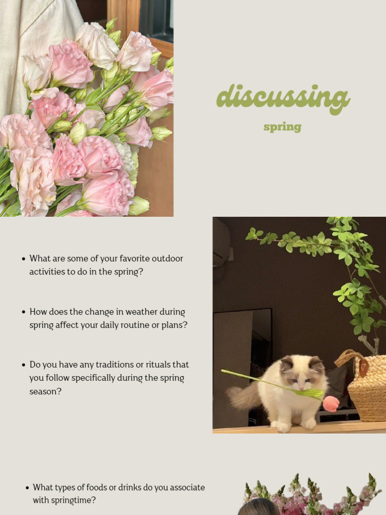 Speaking Spring B1 | PDF | Wellness