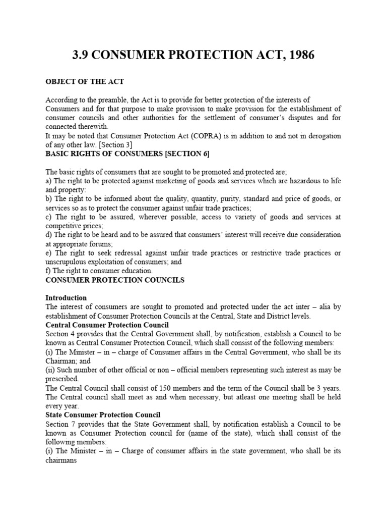 Consumer Protection Act | PDF | Jurisdiction | Appeal