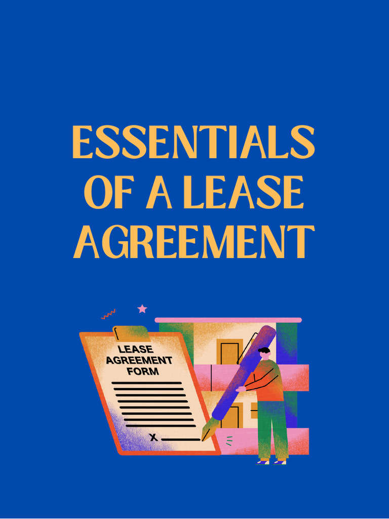 Essentials of A Lease Agreement 1695703034 | PDF