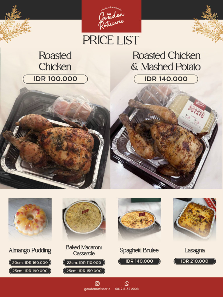 Gouden Rotisserie - Menu - Small Size | PDF