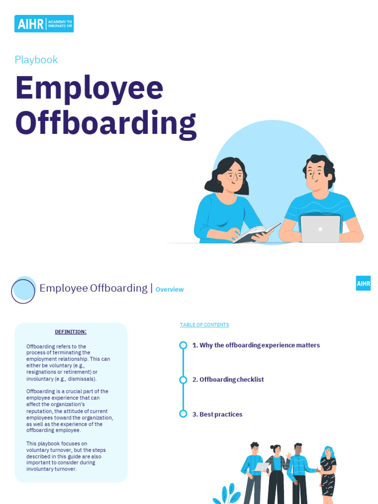 Employee Offboarding Playbook | PDF | Employment | Turnover (Employment)