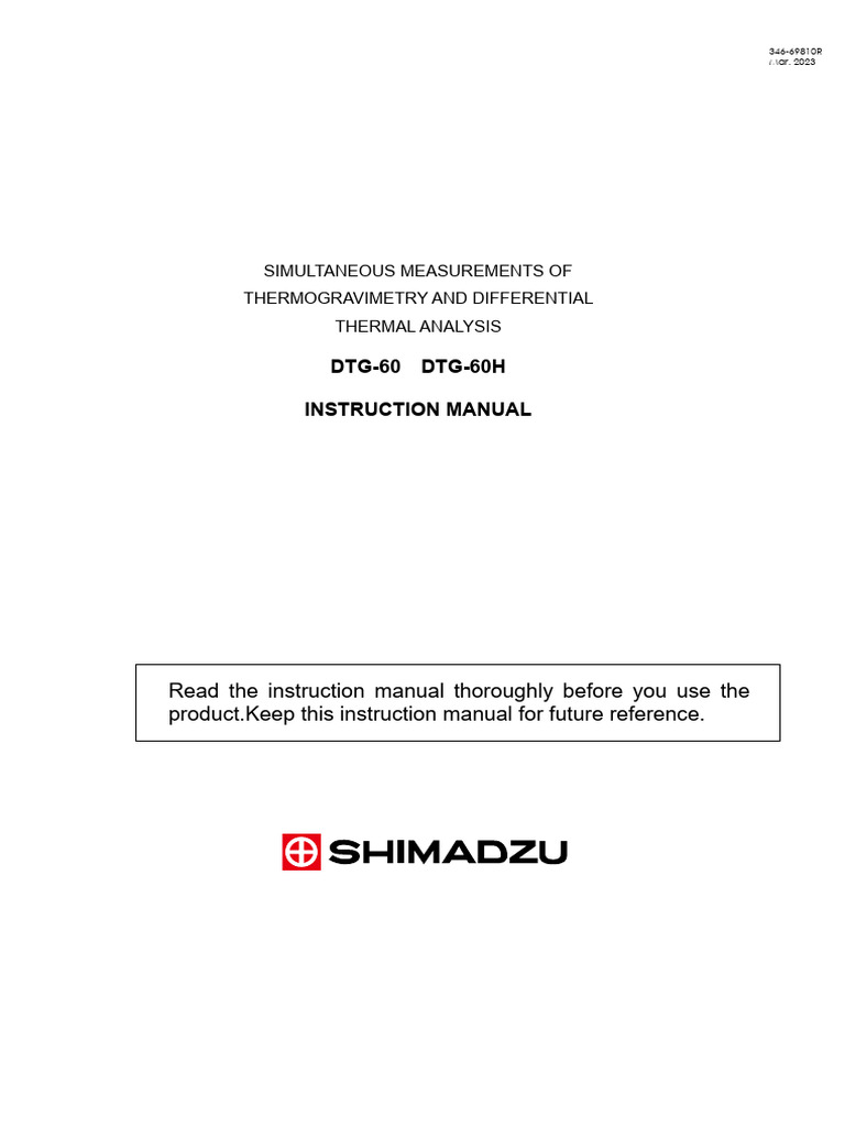DTG 60 Manual | PDF | Legal Liability | Calibration