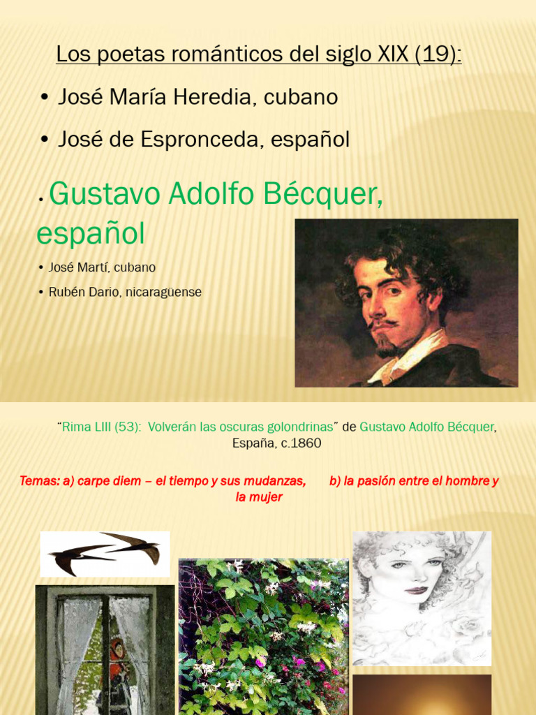 Becquer Golondrinas | PDF | Poesía | Rima