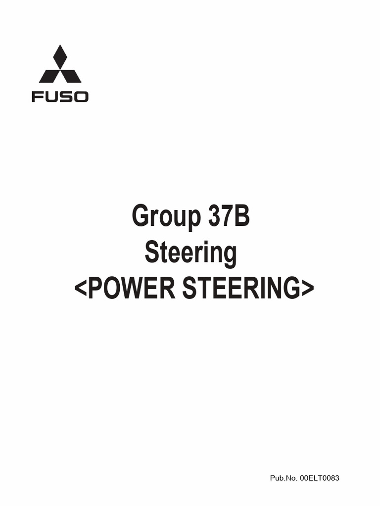 Mitsibushi Fuso 4d33 Engine Power Steering | PDF | Steering | Pump