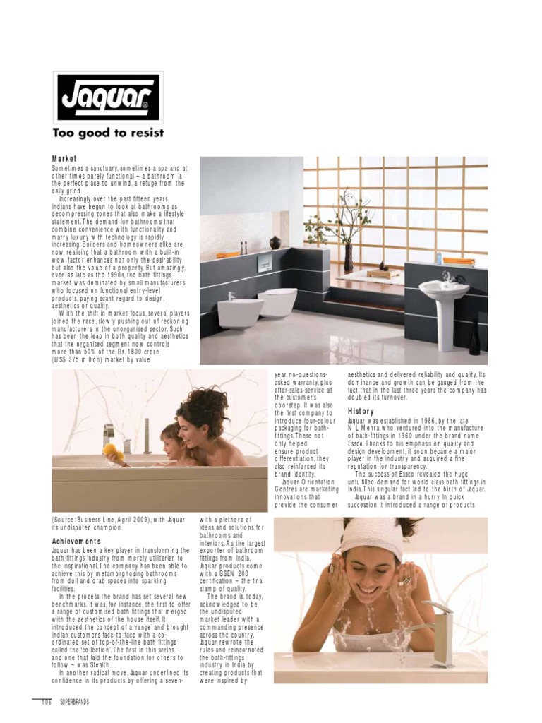 Jaquar | PDF | Brand | Industries