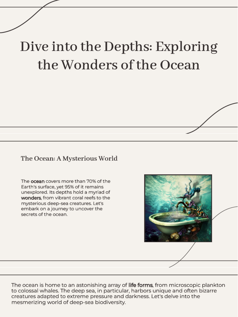 Wepik Dive Into The Depths Exploring The Wonders of The Ocean 20240327153712LfFa | PDF | Social ...