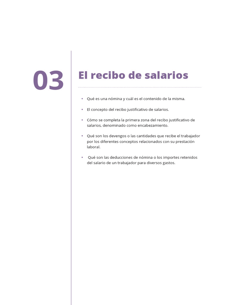 Curso de Nóminas y Seguridad Social Manual - UD3 | PDF | Salario | Cheque de pago