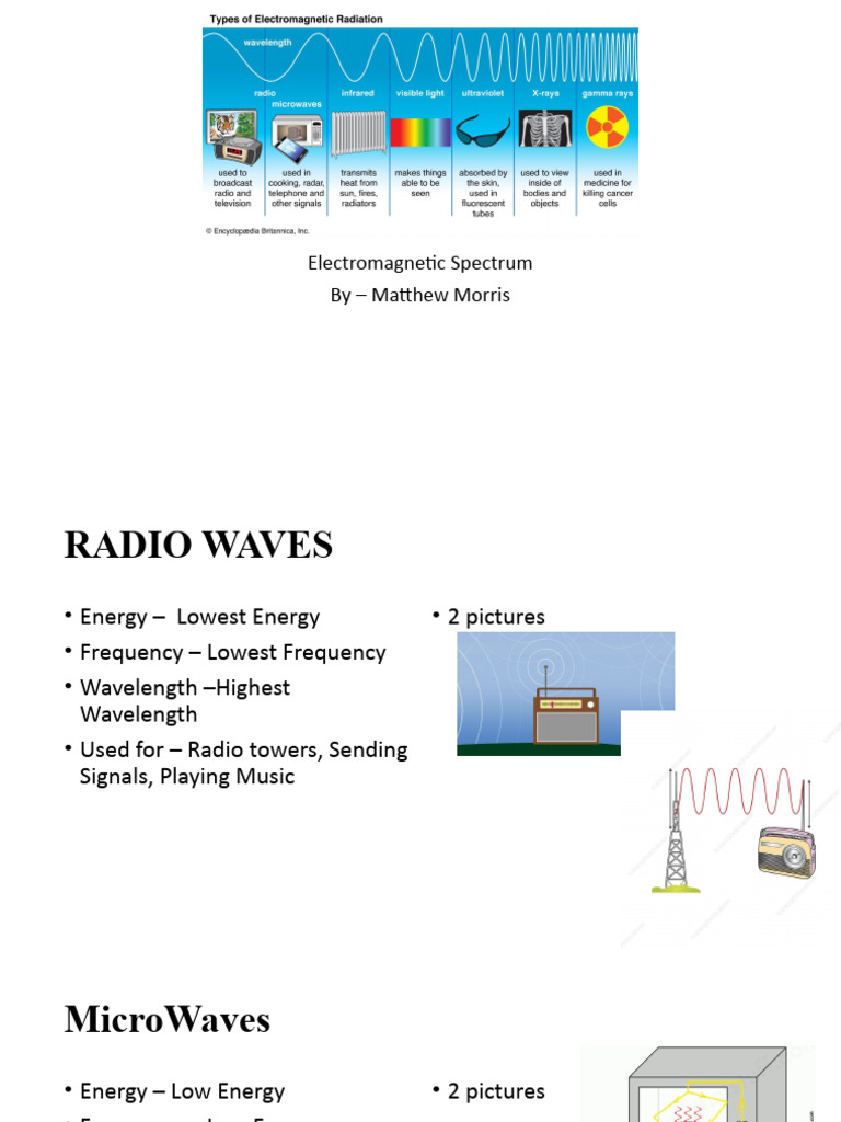 EM Spectrum Template (Notes) | PDF