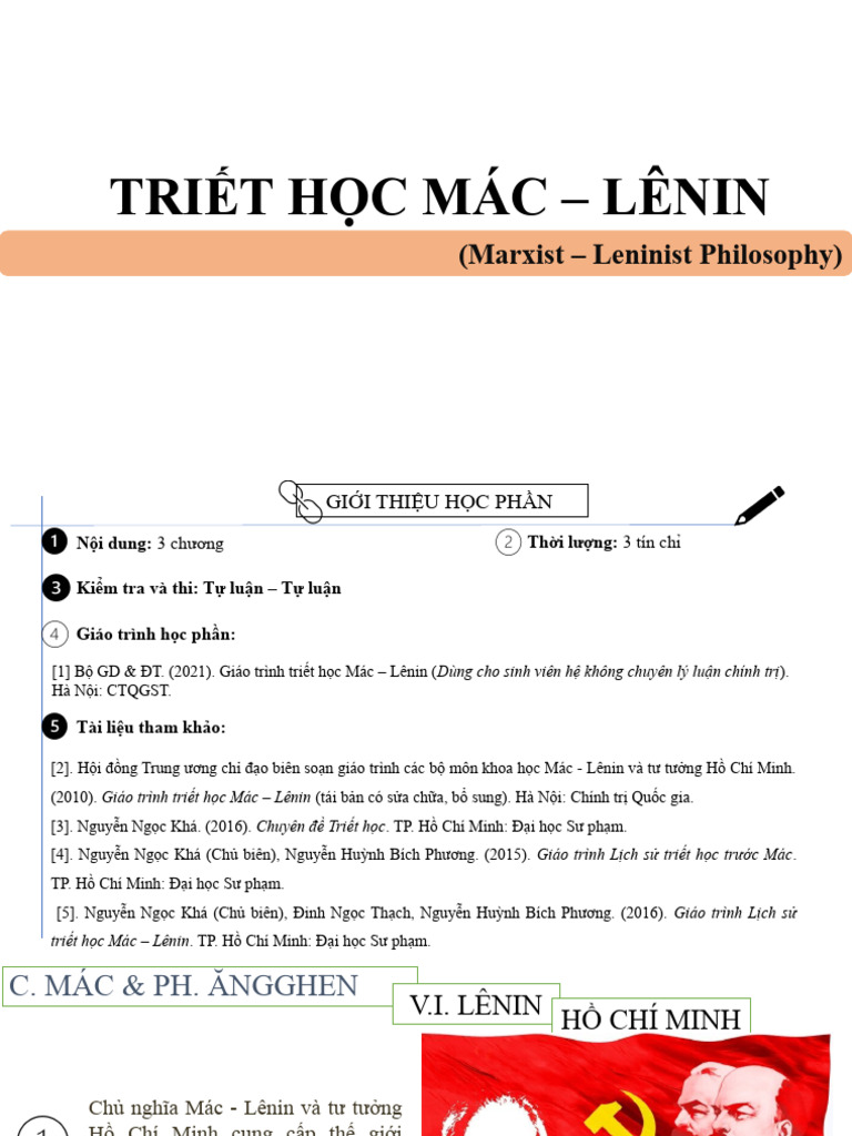 Triet Hoc Mac Lenin 2023 | PDF