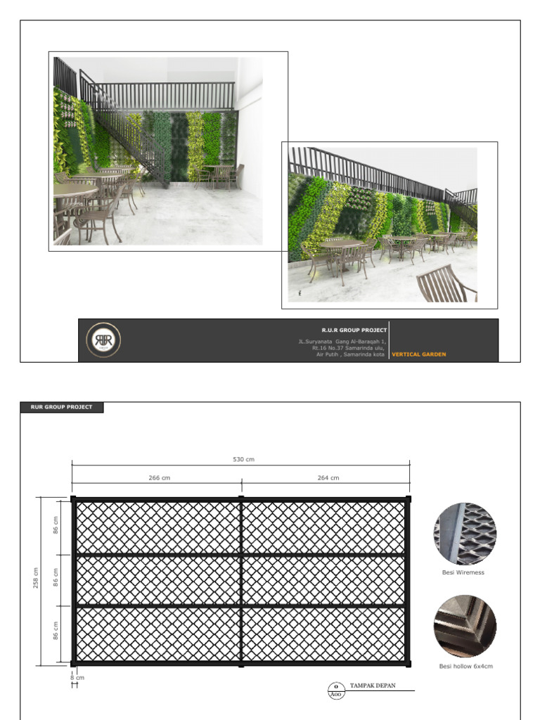 Vertical Garden Design and Specifications | PDF