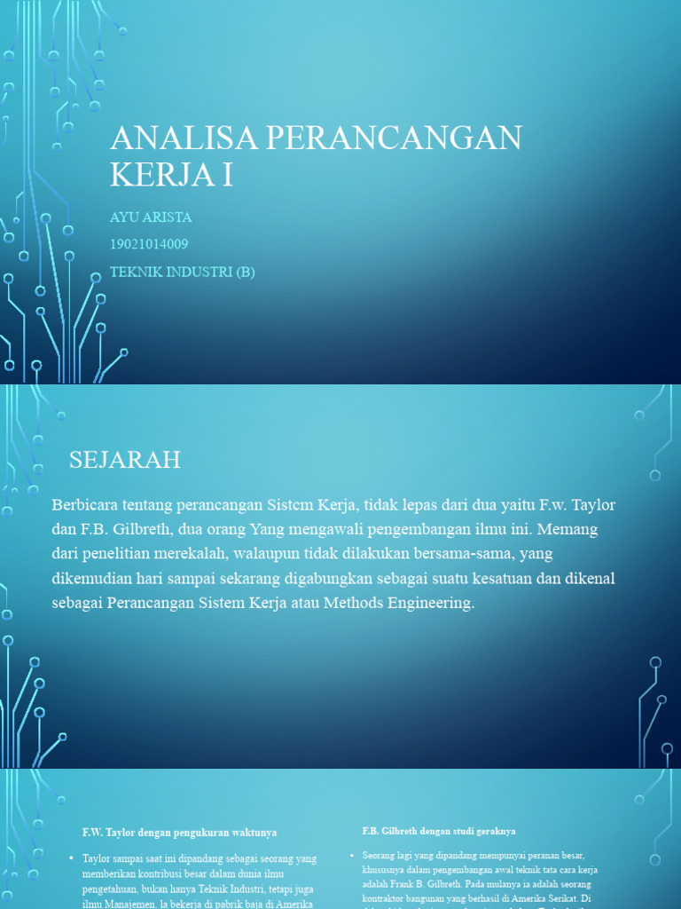 Analisa Perancangan Kerja | PDF | Seni | Komputer