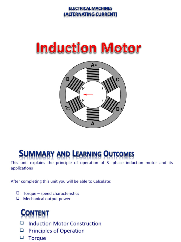 Induction Motor | PDF